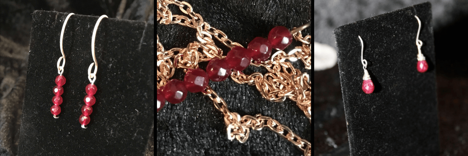 My First Ruby Jewellery Collection | Handmade by BeeJewelled